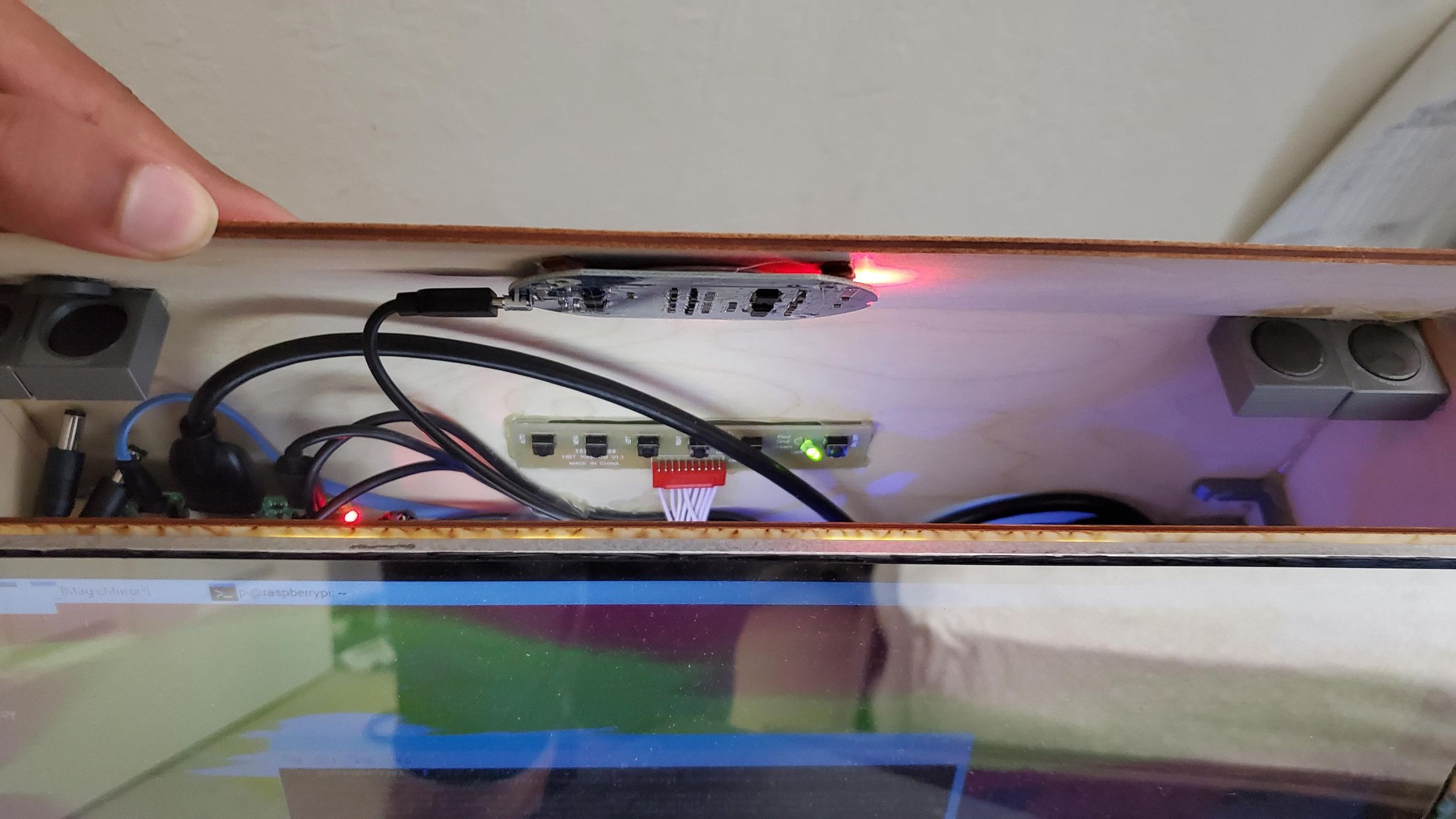 DIY Smart Mirror W/ Google Assistant & Wireless Charging - 2021 : 9 ...