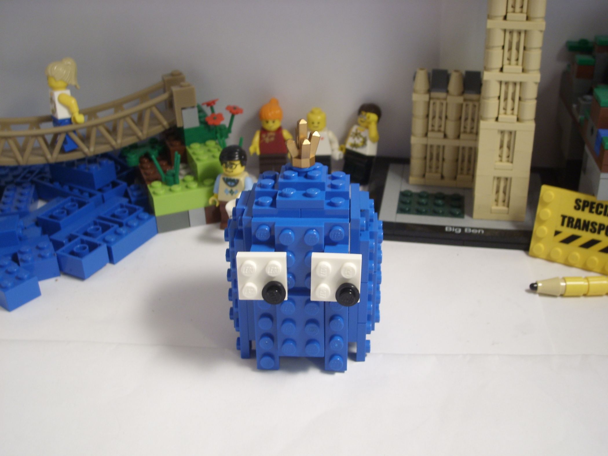 Lego Blue Pac-man Ghost - Instructables