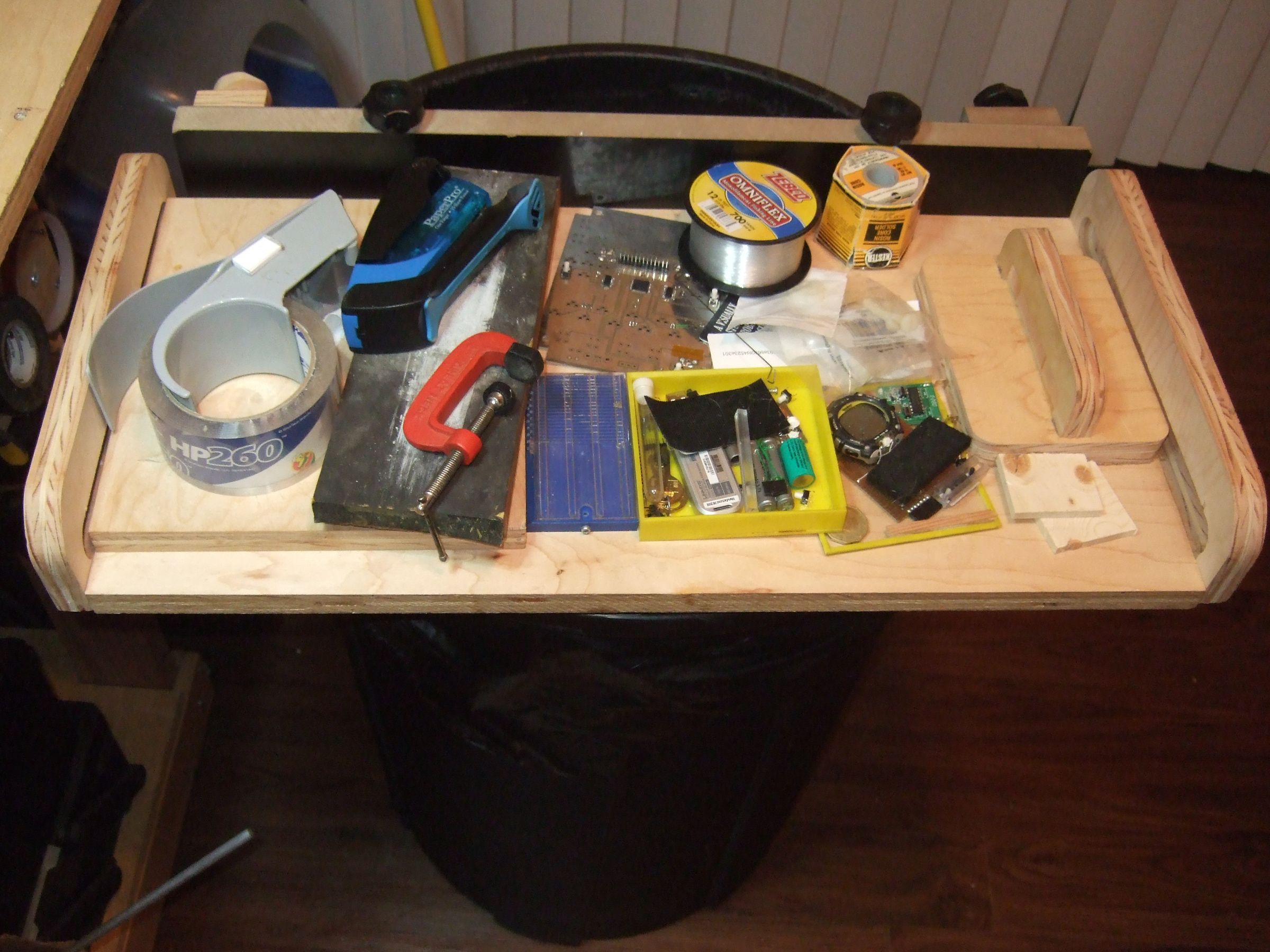 Garbage Can Dremel Router Table Table : 8 Steps (with Pictures ...