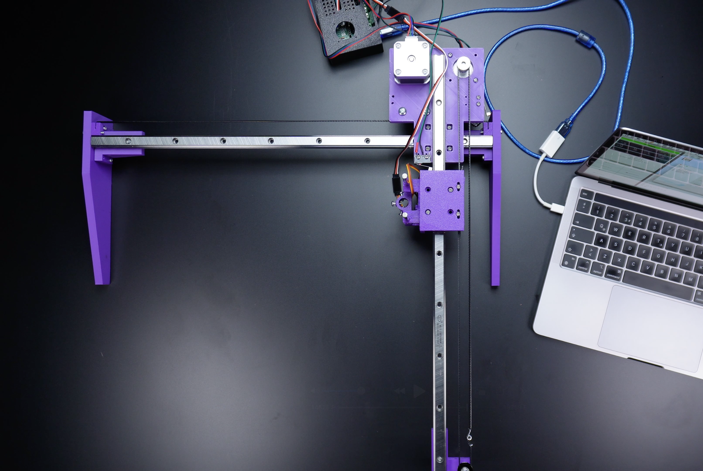 Build a Simple 3D Printed CNC Plotter Machine : 8 Steps (with Pictures ...