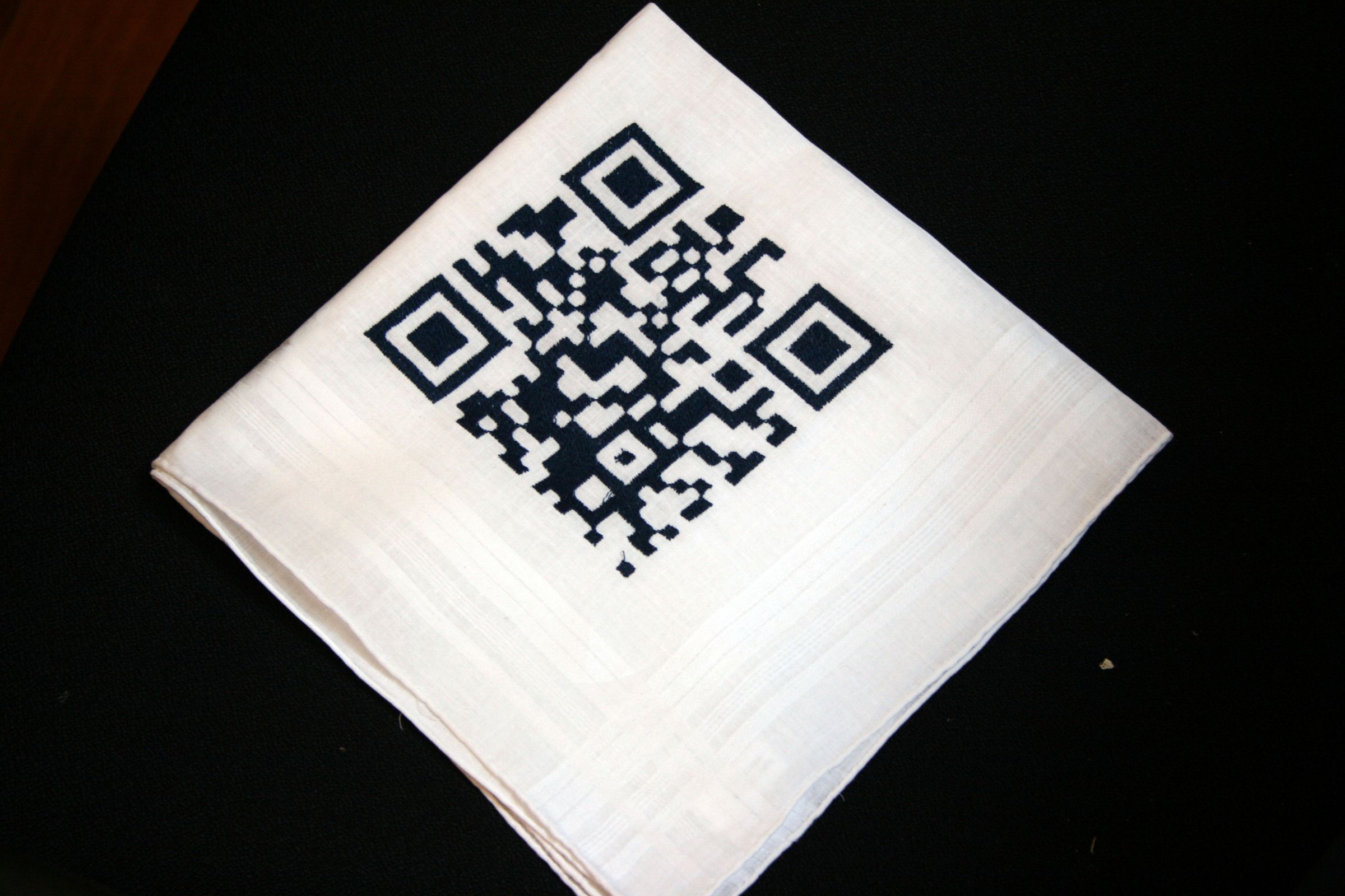 CNC Embroidery: QR Code : 5 Steps (with Pictures) - Instructables
