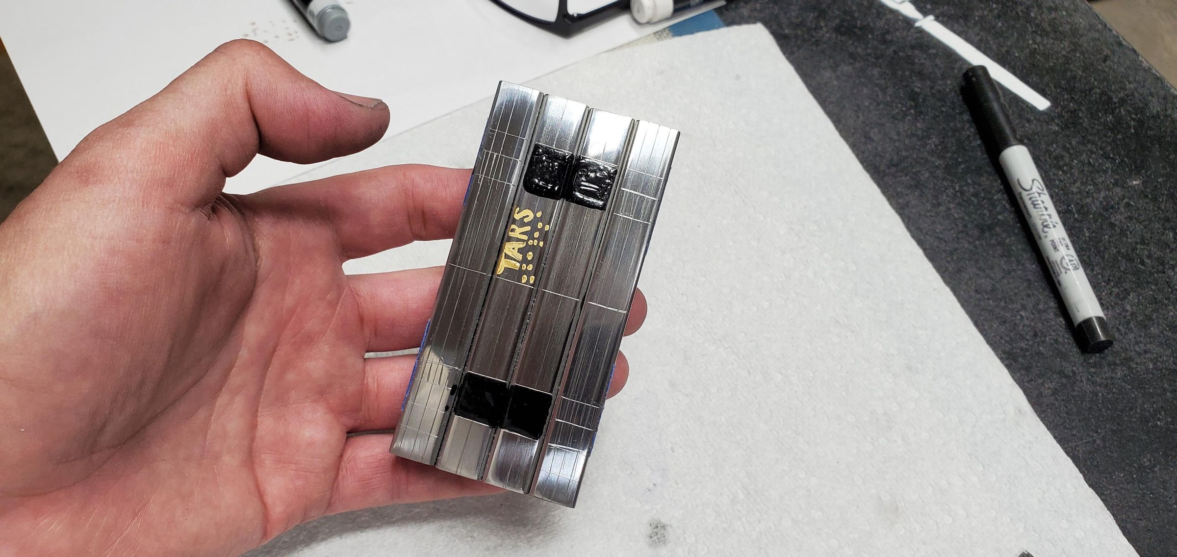 TARS Robot From Interstellar - Steel Action Figure - No Welding : 15 ...