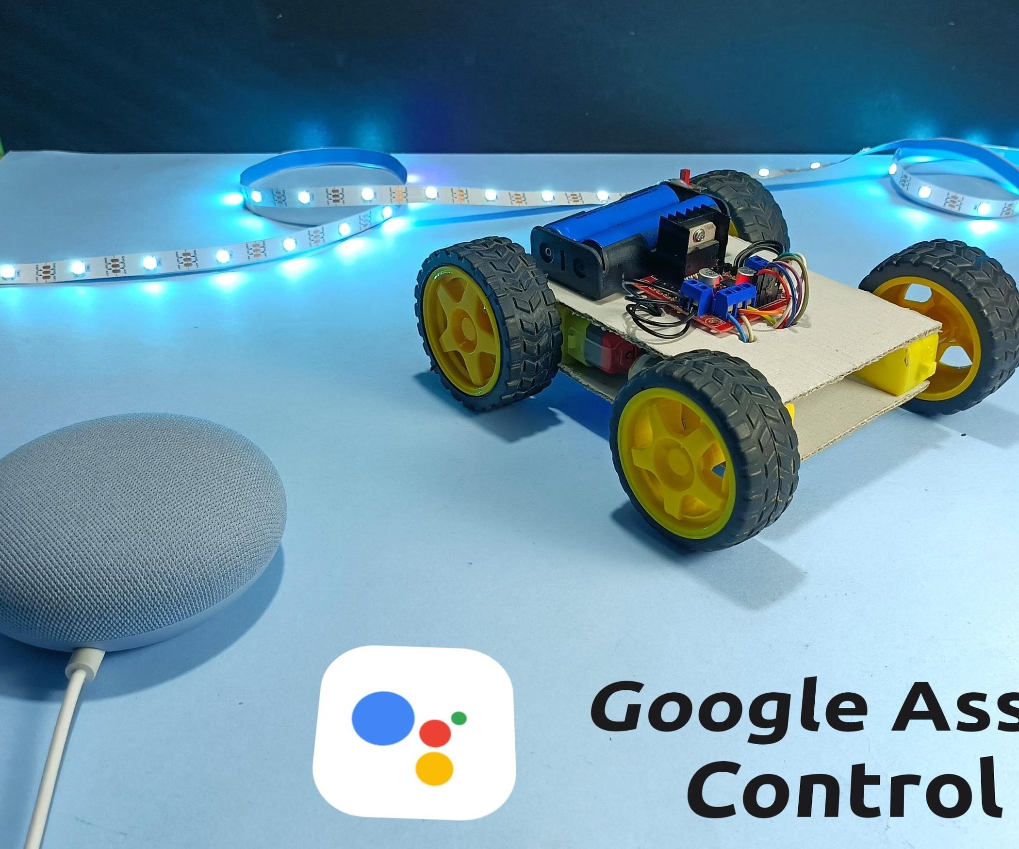 How to Make a Google Assistant Control Car With an Integration of AI and IoT. : 10 Steps ...