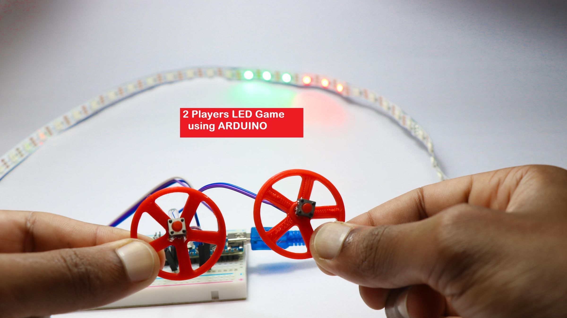 How to Make an Interactive 2 Player LED Strip Game Using Arduino : 6 ...