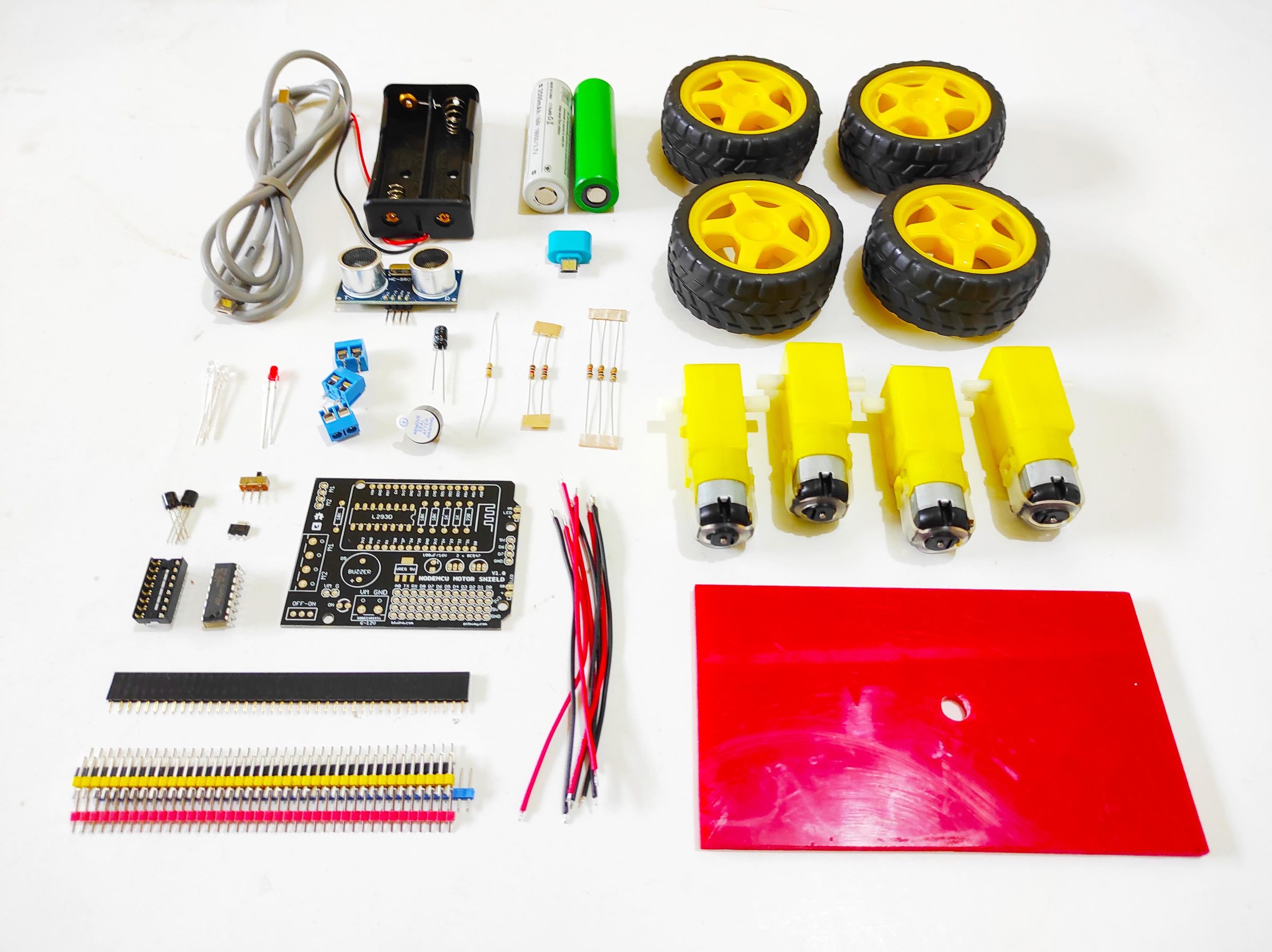 How to Make WiFi Robot Car ESP8266 Nodemcu Wemos : 13 Steps (with ...