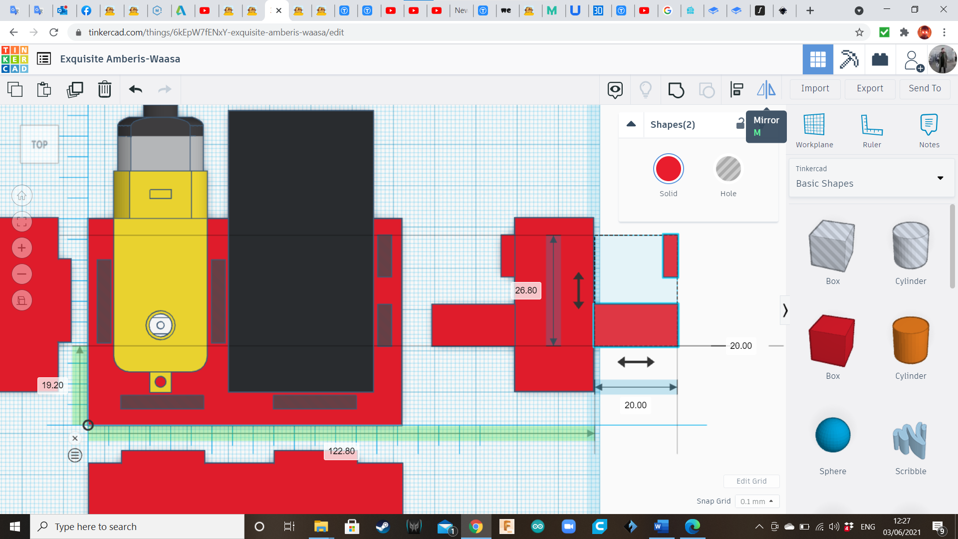 Tinkercad Robotics for School: Laser-cut Walking Machine! : 27 Steps ...