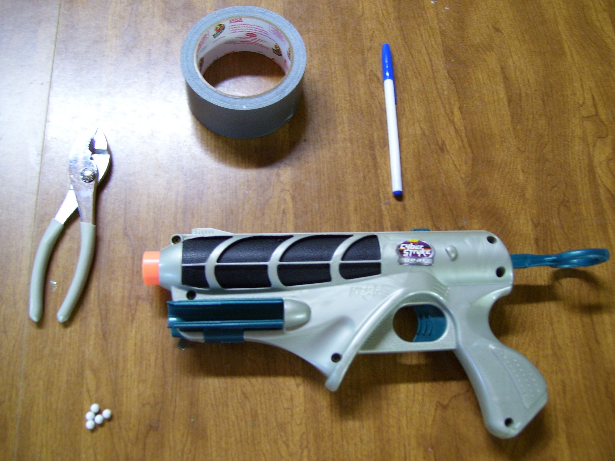 How to Make a Homeade Airsoft Gun From a Nerf Gun : 9 Steps - Instructables