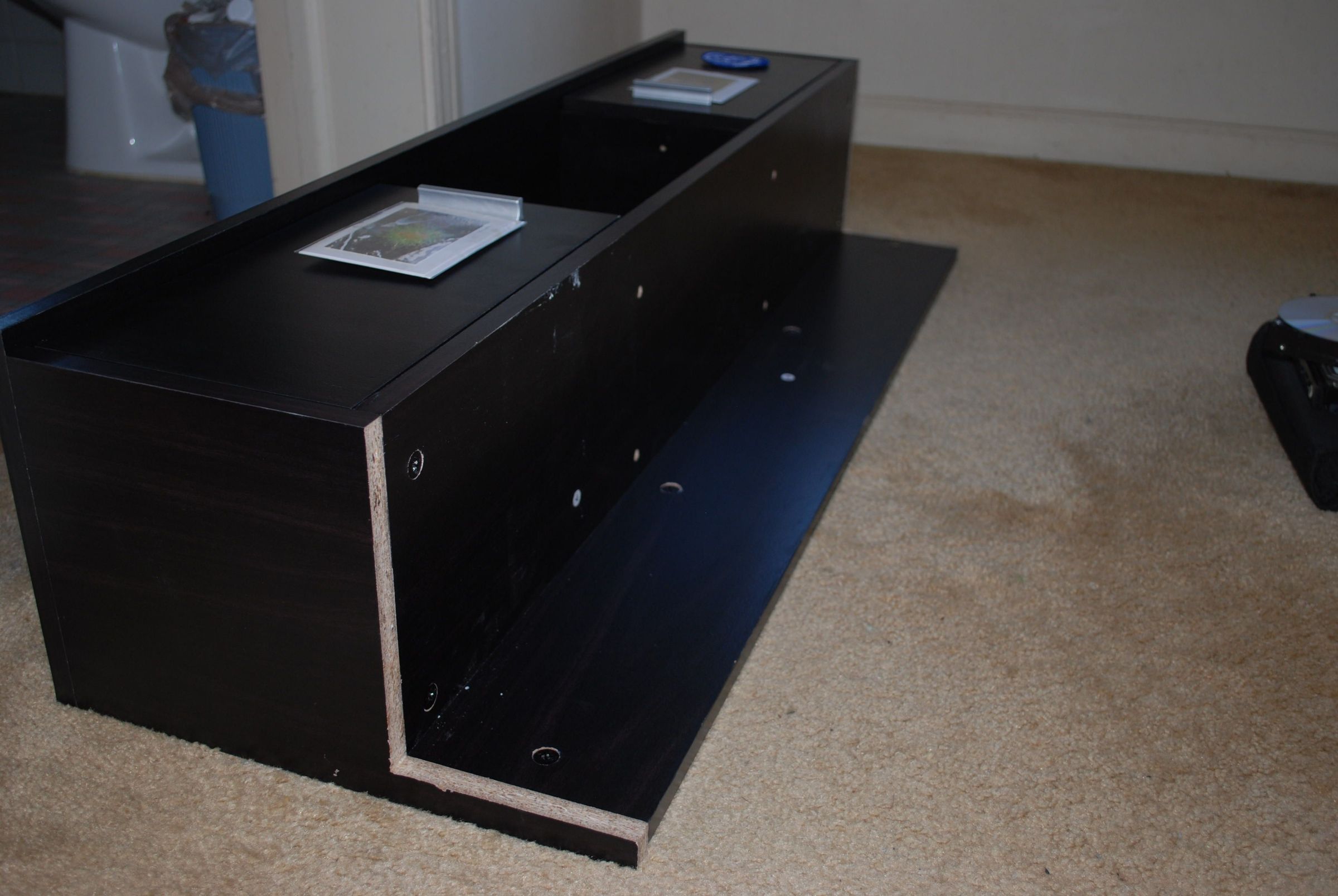 Desk to TV Hutch/Home Theater Conversion : 11 Steps (with Pictures ...