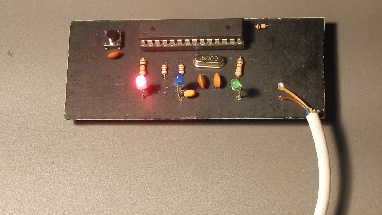 AVR Microcontroller. Toggle LED’s Using a Push Button Switch. Push ...