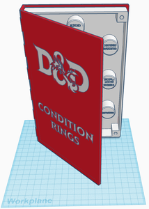 Tinkercad - Book Storage Container for RPG Condition Rings : 8 Steps ...