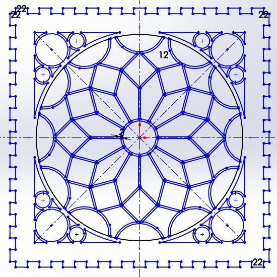 Rose Window Template