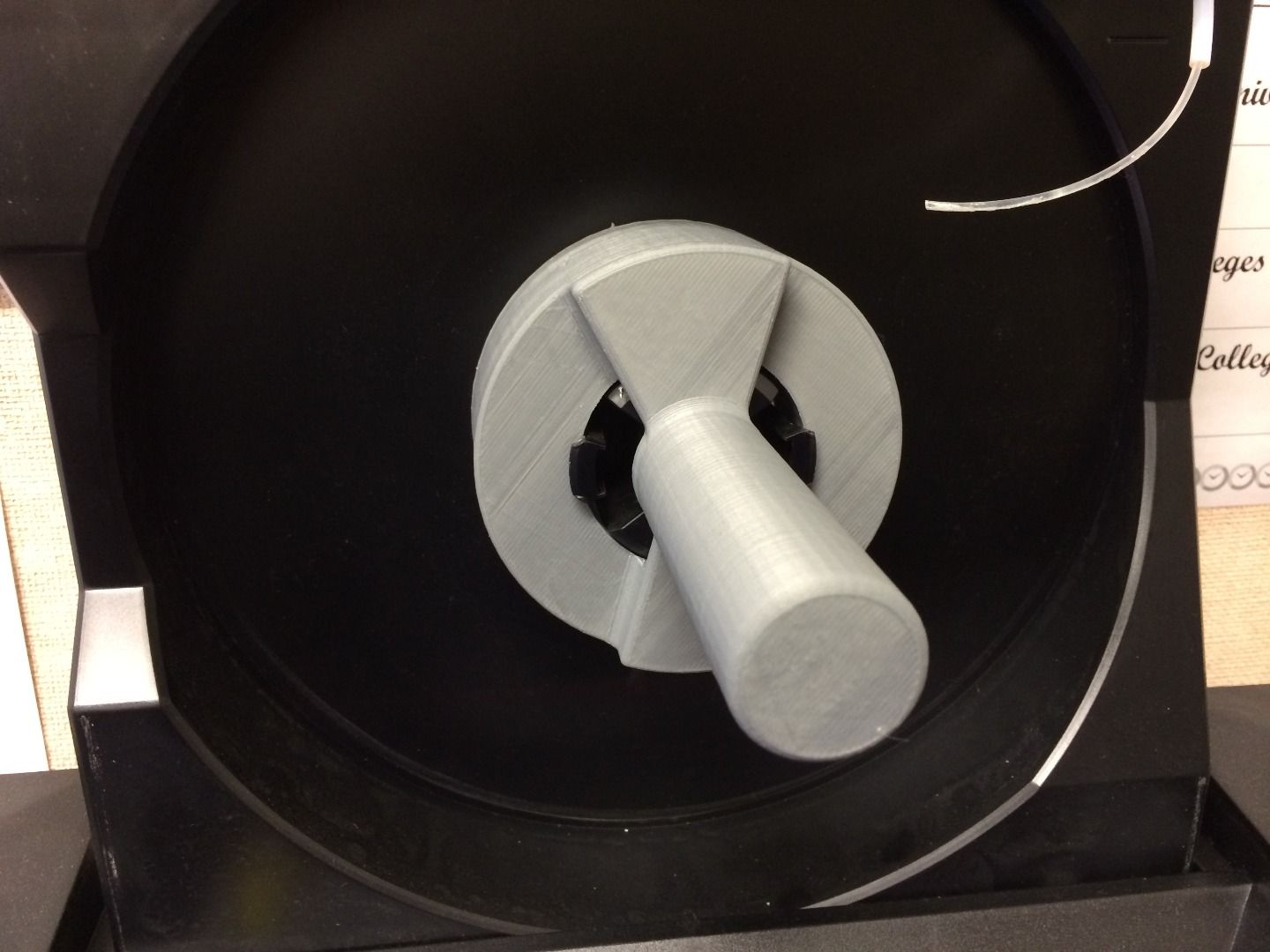 MakerBot 5th Gen Generic Filament Spool Adapter : 3 Steps - Instructables