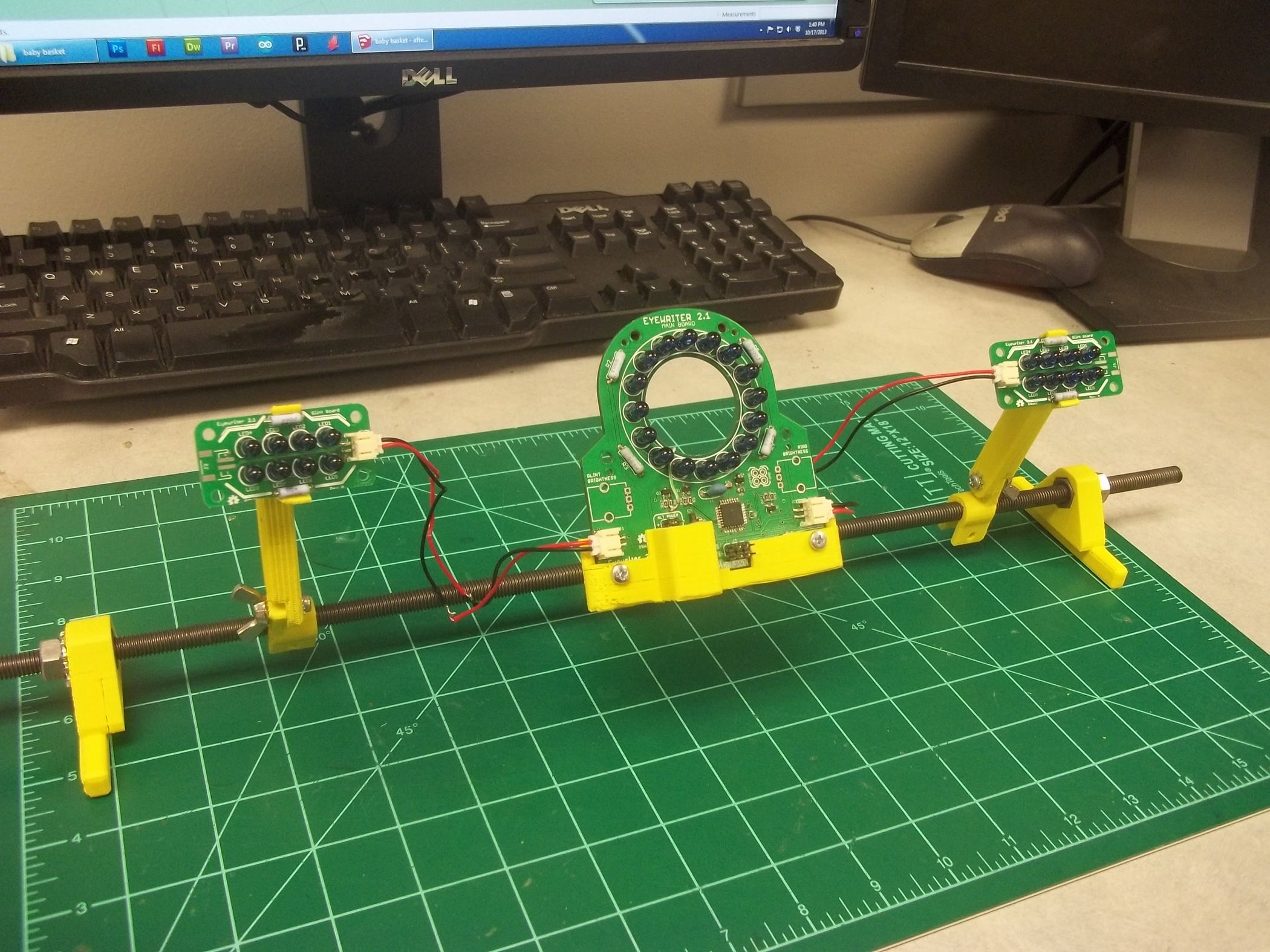 Assembling the Eyewriter 2.1 Hardware Platform (rev B) : 16 Steps (with ...