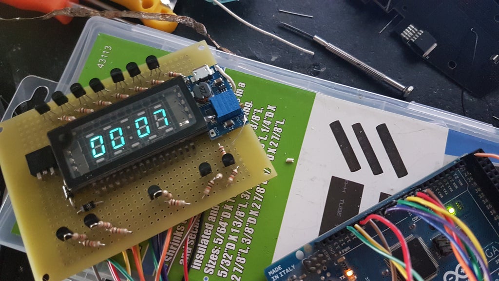 Arduino Vfd Display Clock Tutorial A Guide To Vfd Displays 10 Steps