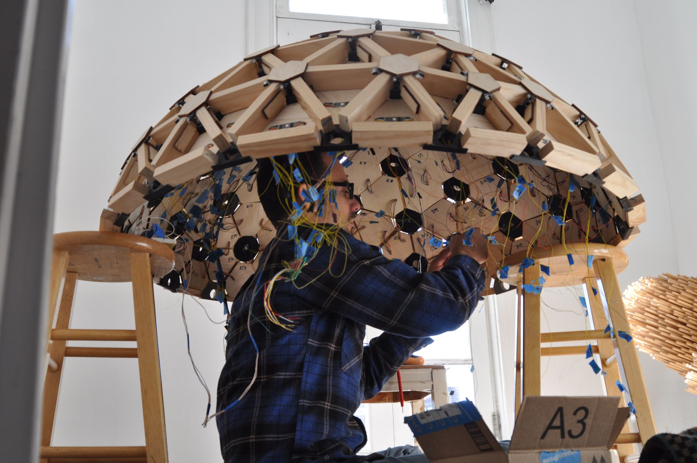 Interactive Geodesic LED Dome : 15 Steps (with Pictures) - Instructables