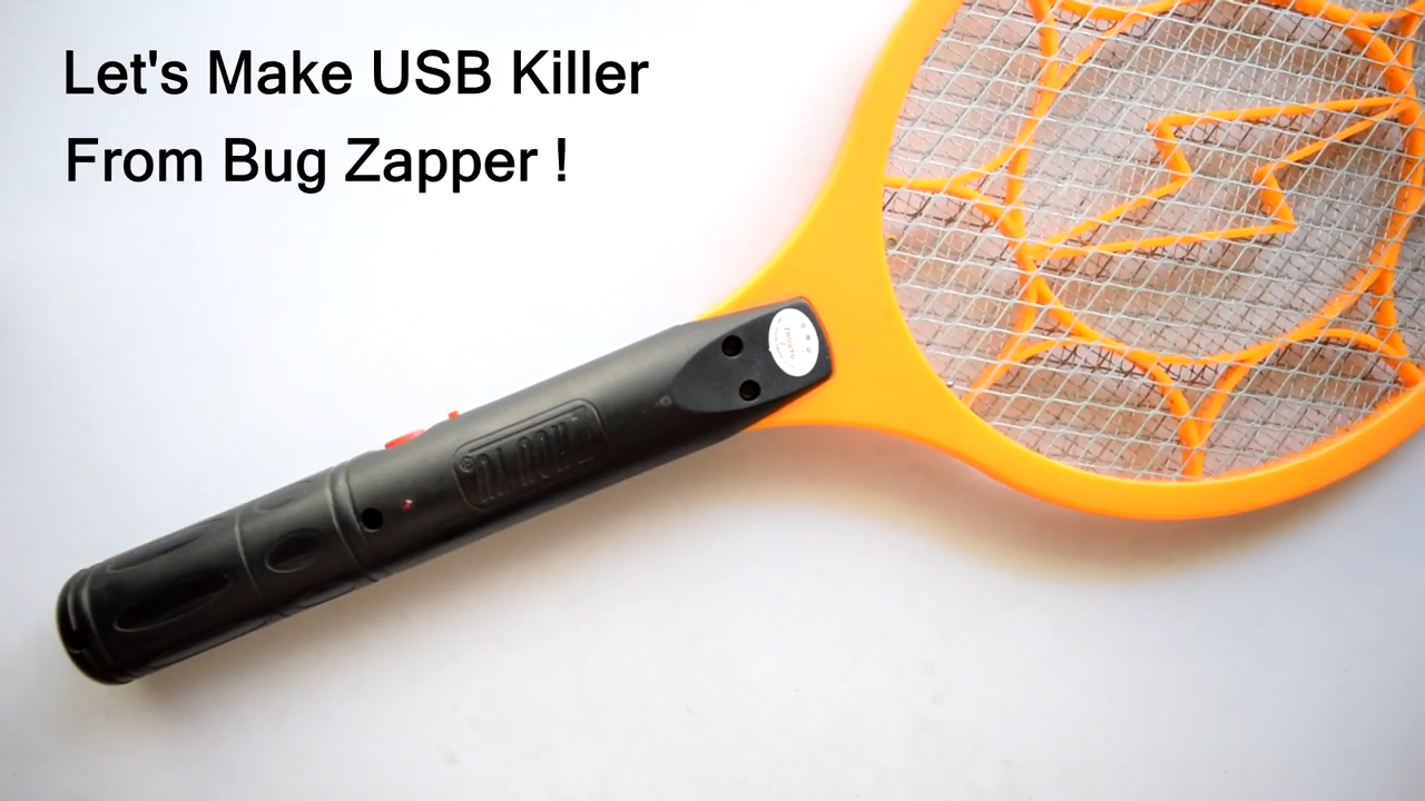 How to Make USB Killer From Bug Zapper Racket ! : 6 Steps (with ...