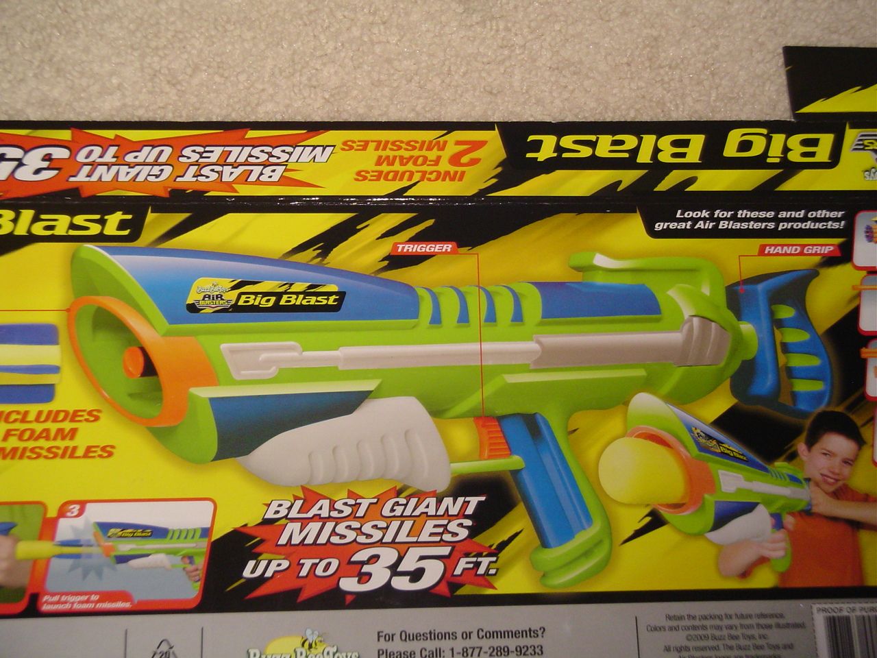 Buzz Bee Big Blast Modification : 4 Steps - Instructables