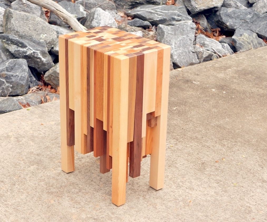 Scrap Wood End Grain End Table | How to Build : 11 Steps (with Pictures ...