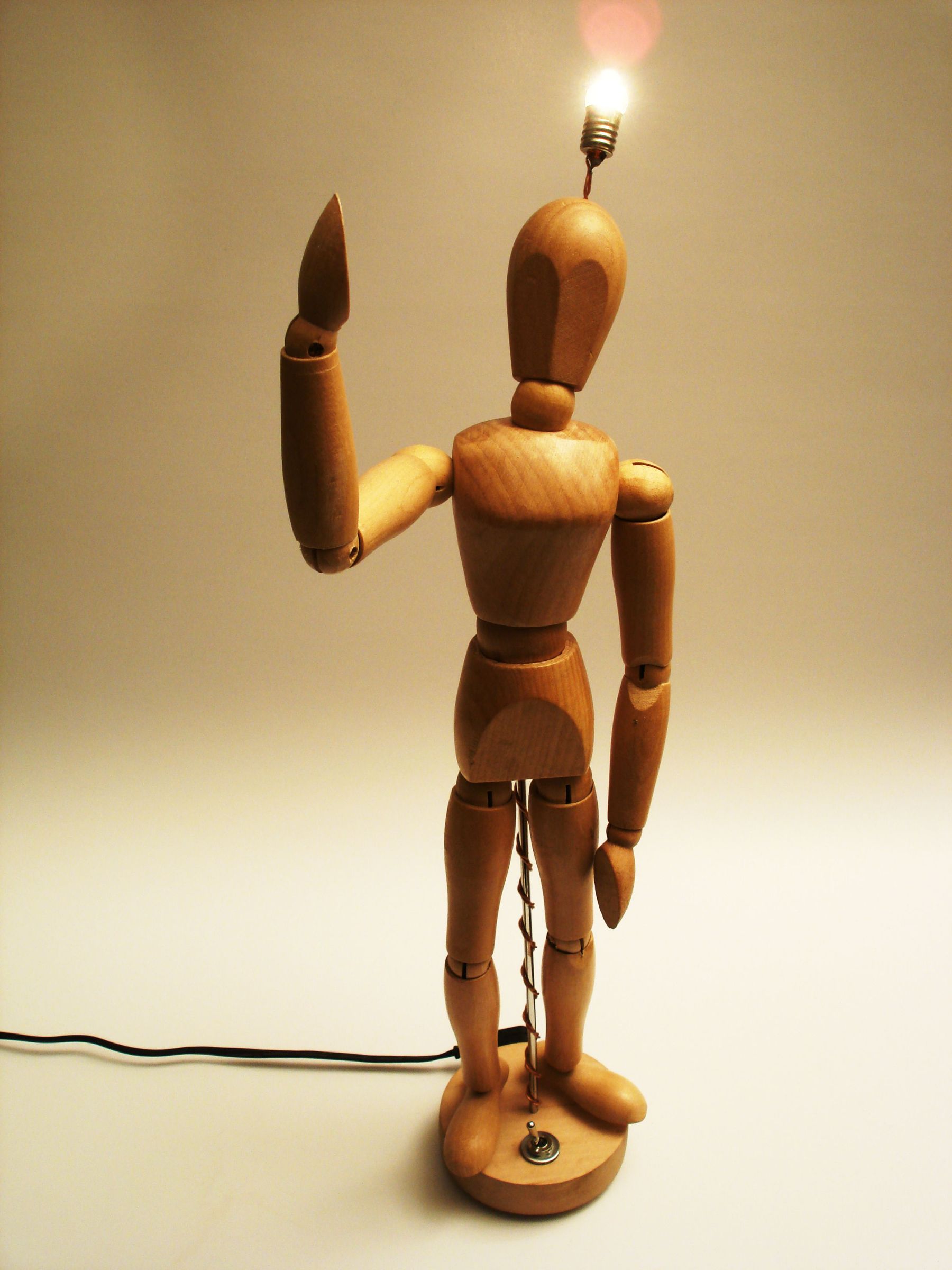 Bright Idea Lamp Man : 7 Steps (with Pictures) - Instructables