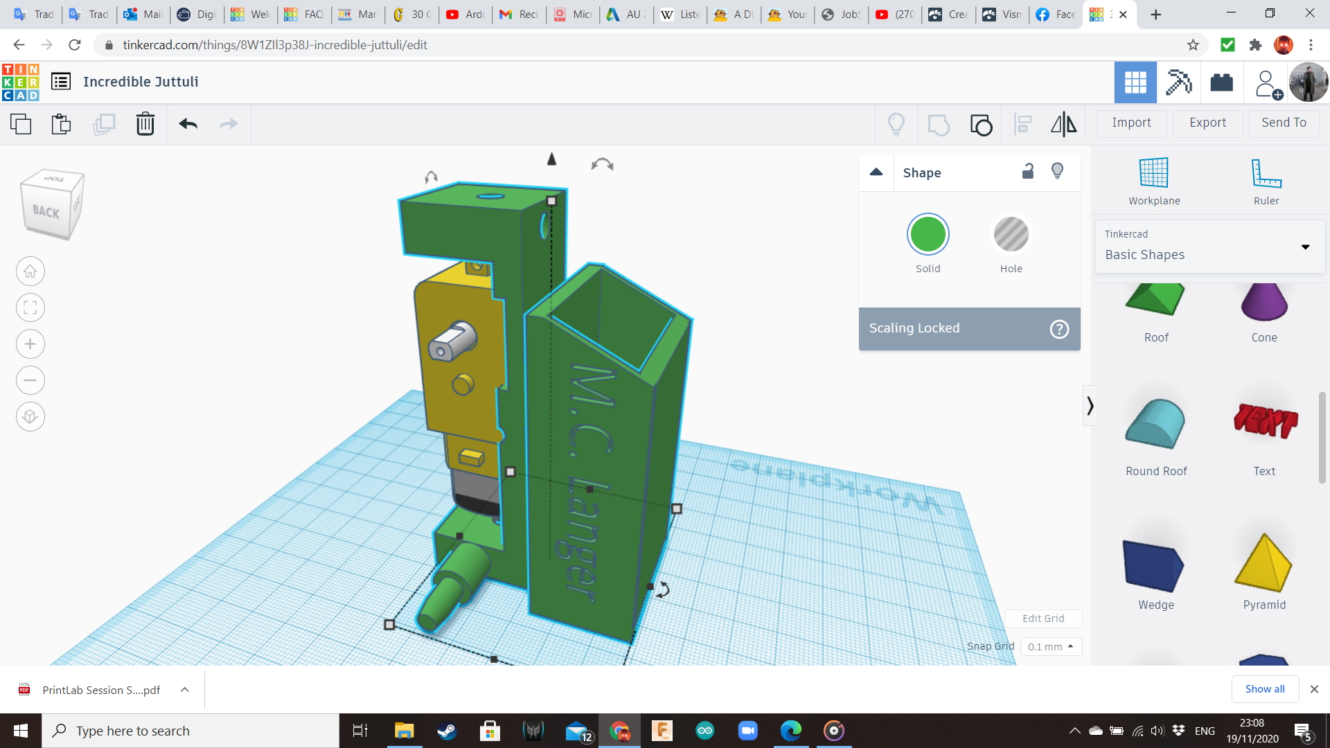 Tinkercad Robotics for School: Evil Zipline Robot! : 17 Steps (with ...