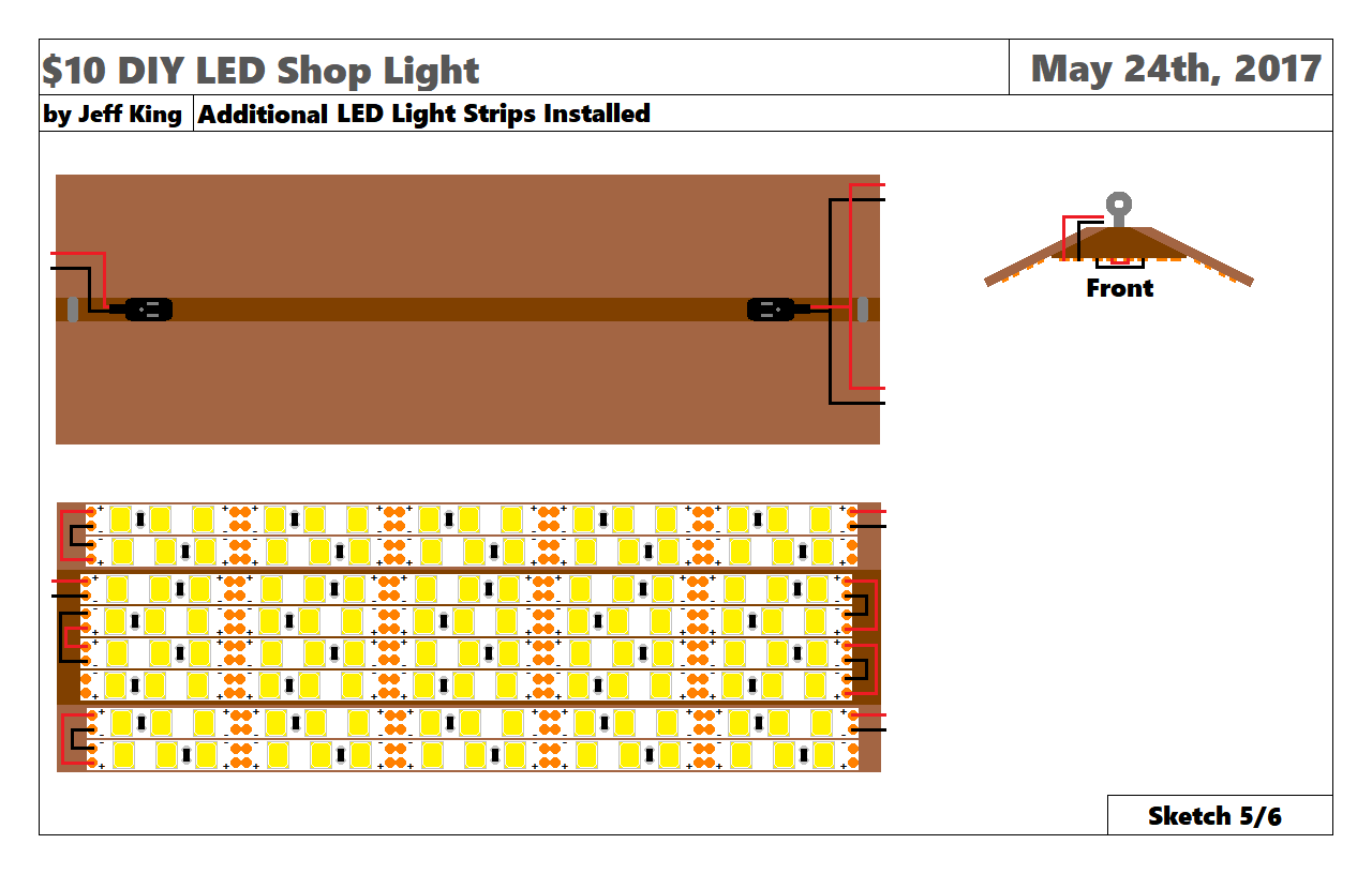 $10 LED Shop Light : 6 Steps (with Pictures) - Instructables