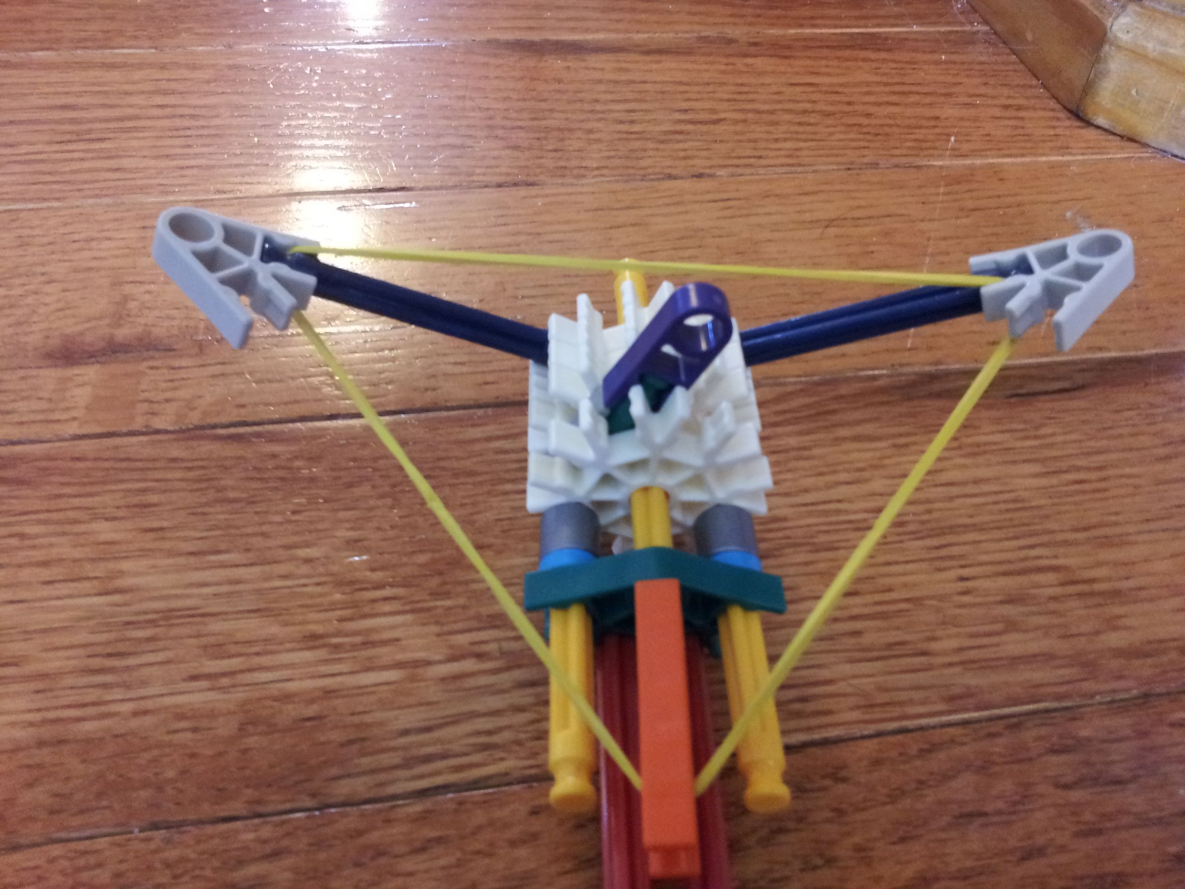How to Make a Mini K'NEX Crossbow Turret : 4 Steps - Instructables