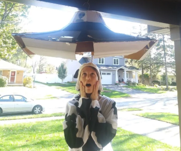 Cardboard UFO! : 6 Steps - Instructables