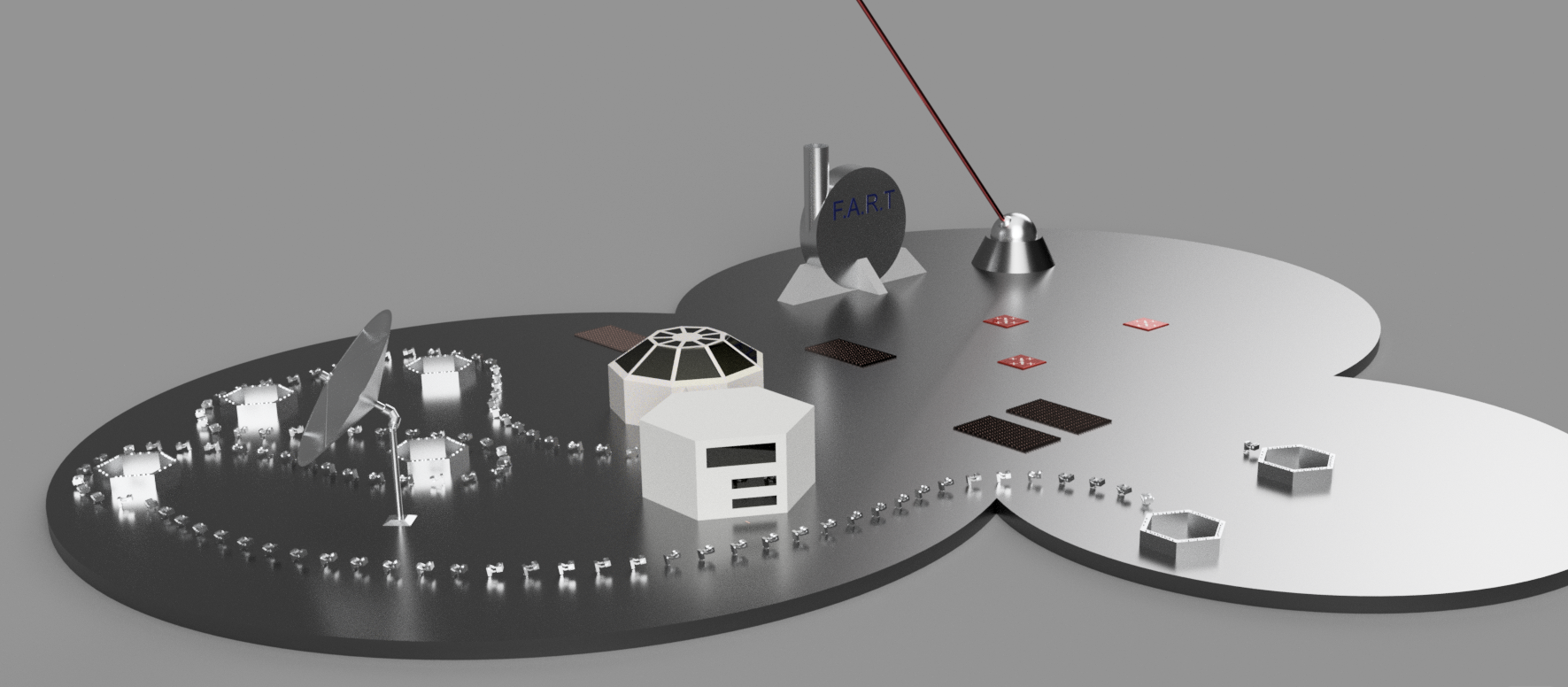 Lunar Base Concept - Using Autonomous Rovers for Construction : 6 Steps ...