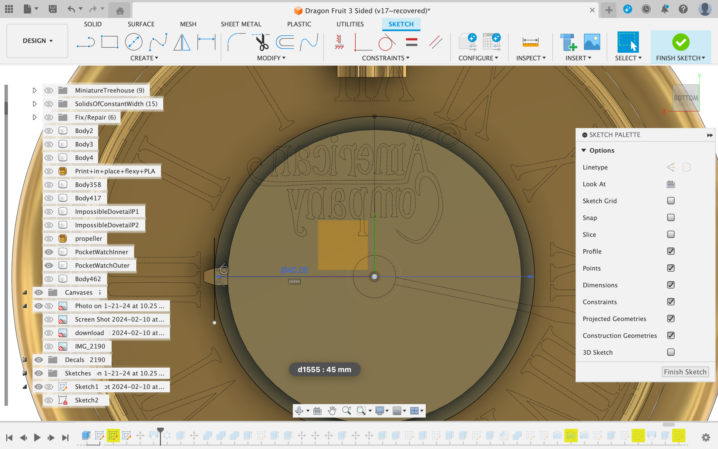 3D Printed Pocket Watch From "The Pocket Watch Gang" : 16 Steps (with ...