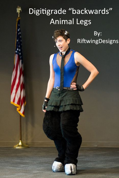 Realistic Digitigrade "Backwards" Costume Animal Legs : 7 Steps (with ...