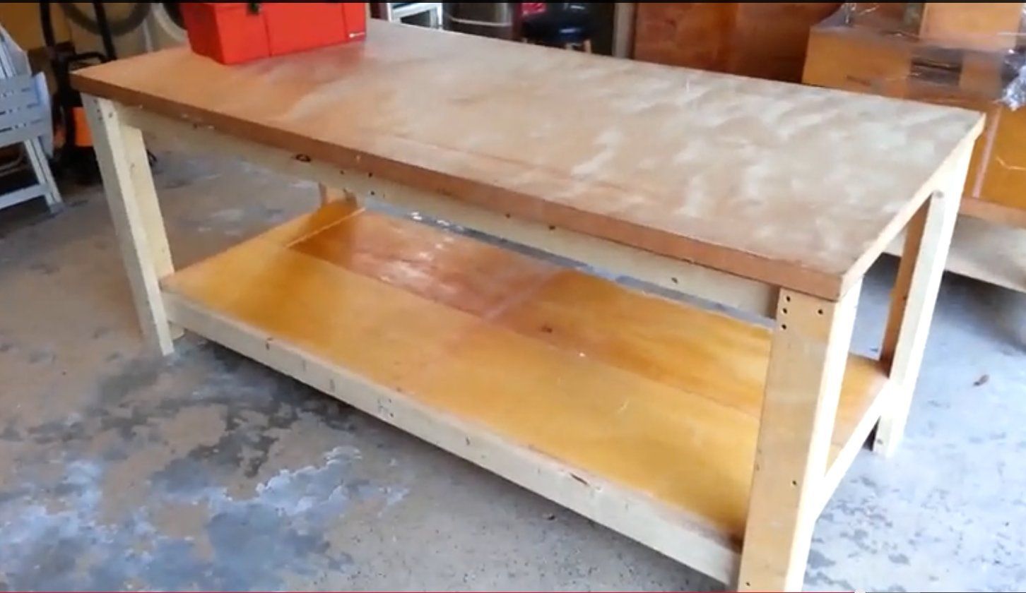 How to Build a Sturdy Workbench Inexpensively : 5 Steps (with Pictures ...