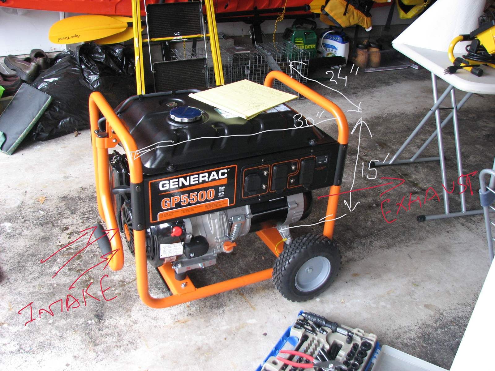 Make a Rain Proof Portable Generator Housing : 6 Steps (with Pictures ...
