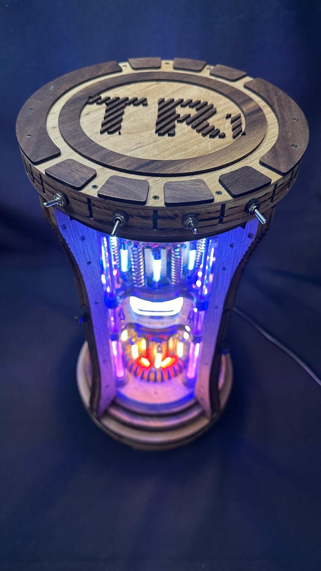 Wooden Reactor Simulator: Nightlight, Desk Lamp, Sound Simulation and ...