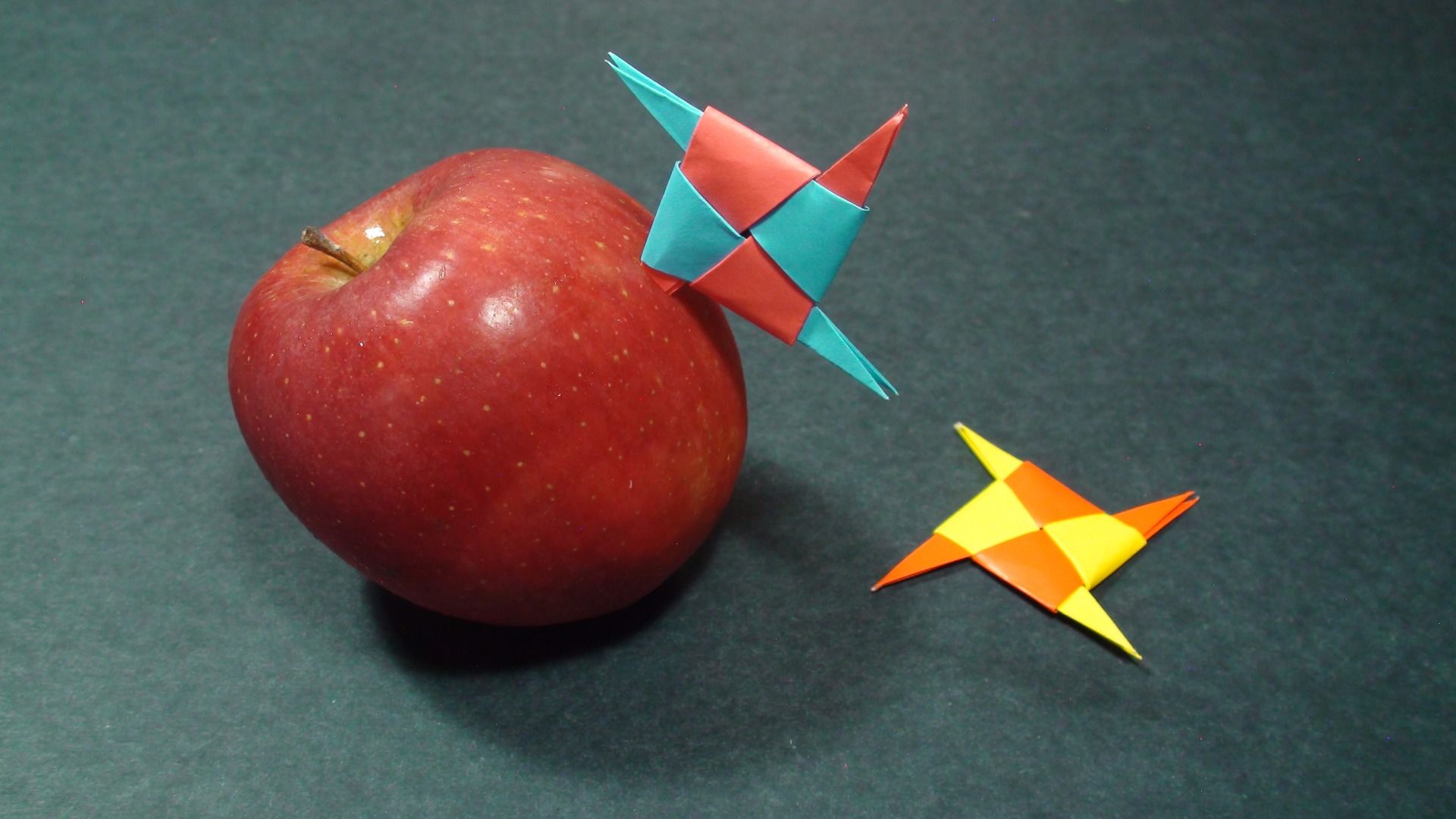 How to Make a Paper Pointy Ninja Star (Origami Throwing Star Shurikens ...