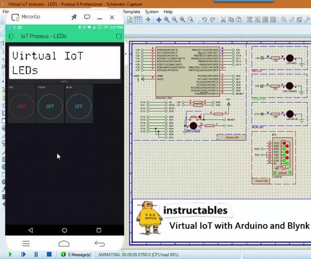 Control Simulated Arduino Circuit With Android Blynk App - First ... Control Simulated Arduino Circuit With Android Blynk App - First ...
