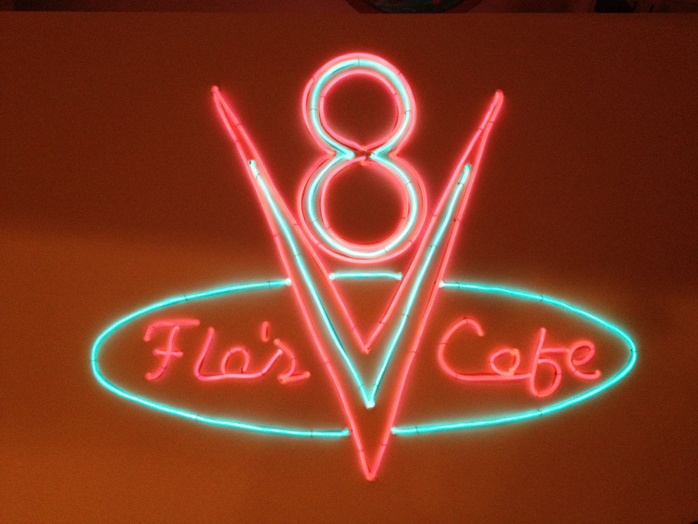 Flo's V8 Cafe Sign : 5 Steps - Instructables