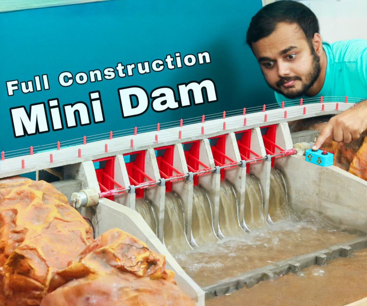 Miniature Dam With Mechanical Doors : 17 Steps (with Pictures ...