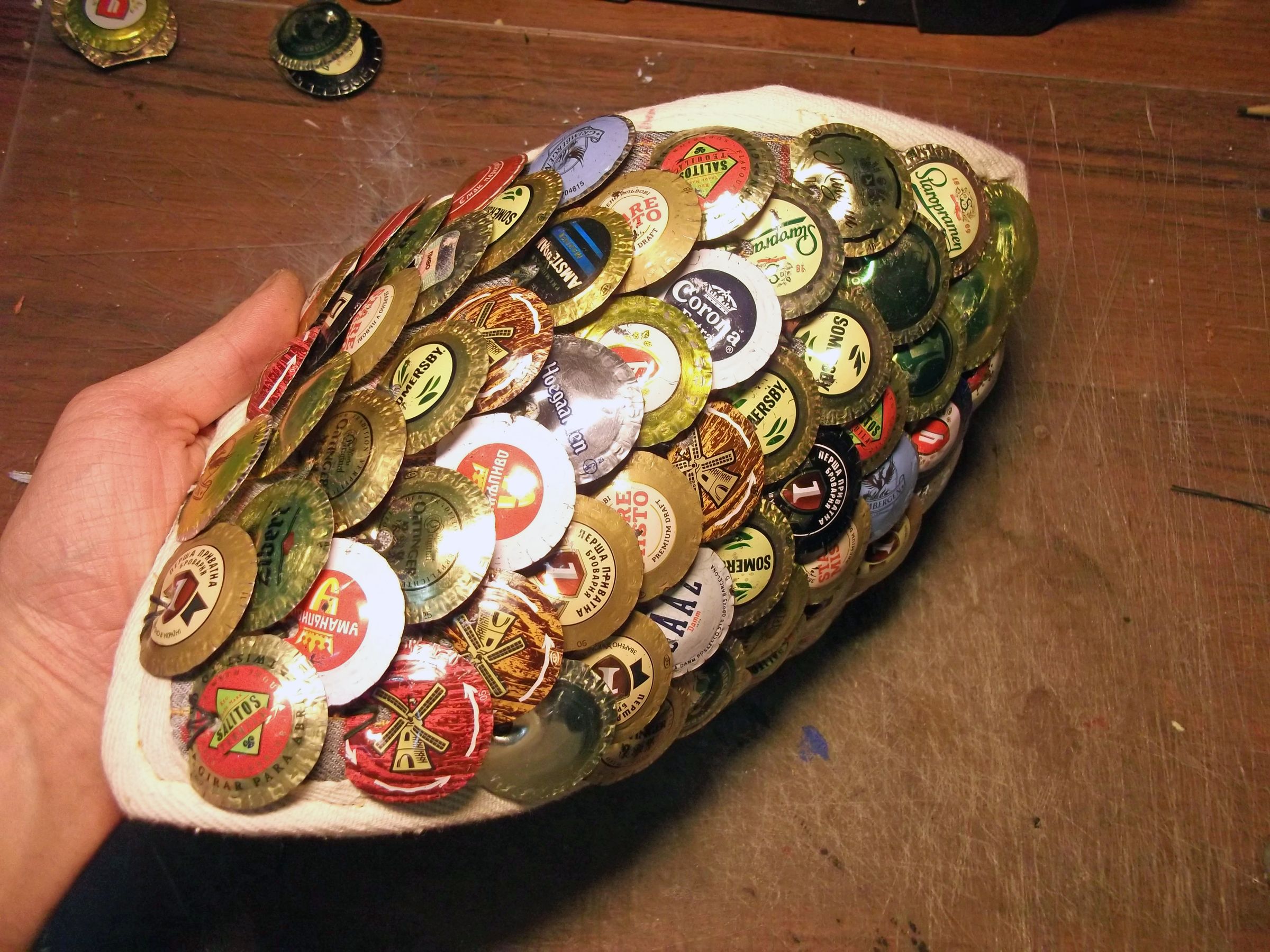 How to Make Scale Armor From Bottle Caps (Updated) : 8 Steps (with ...