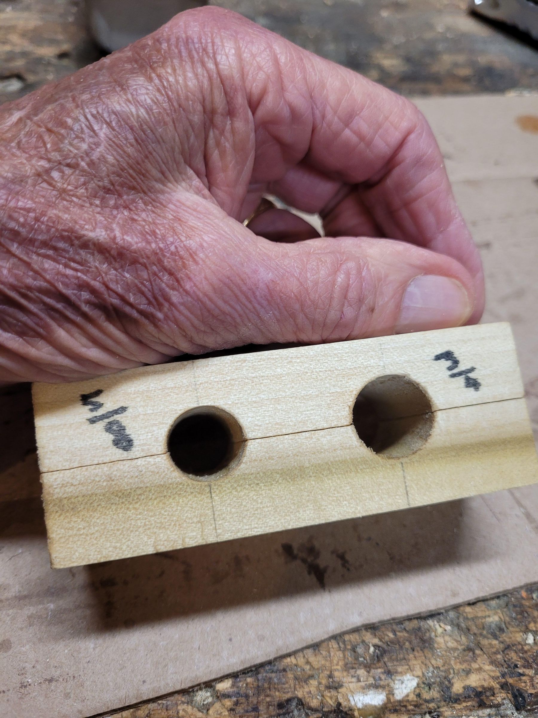 Drill a Hole in the Middle of a Dowel : 4 Steps (with Pictures ...