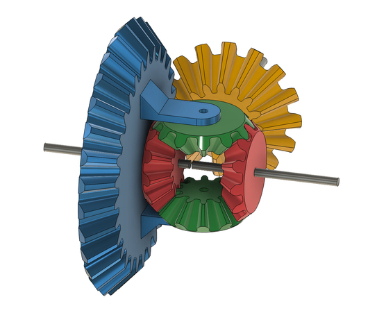 Designing and Building a Working Differential Gear : 9 Steps (with ...