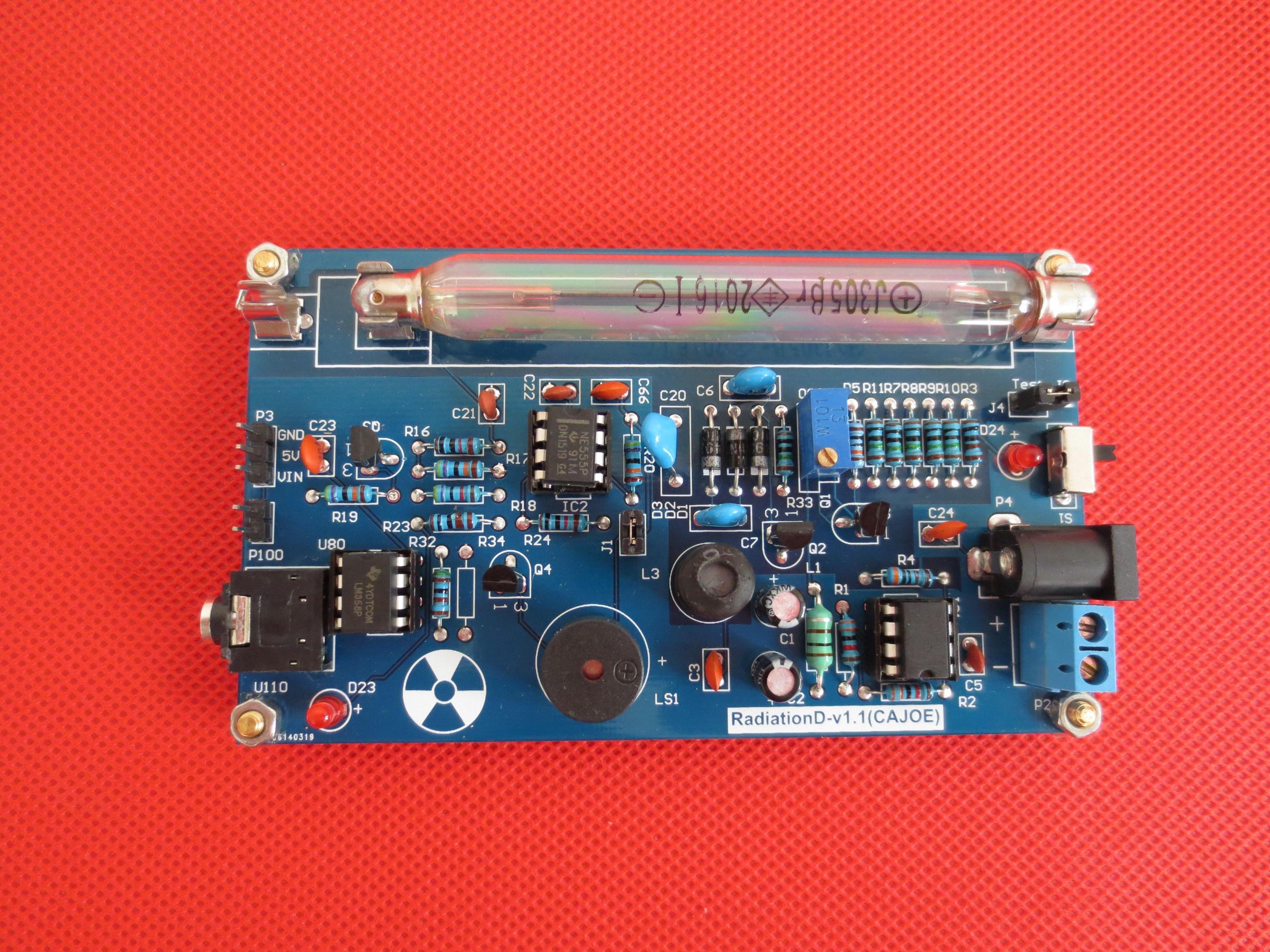 How to Make One Geiger Counter With Electronic Components ----Step by ...