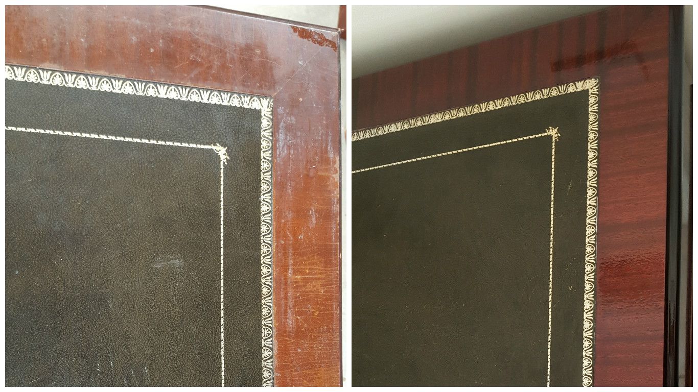Leather Top Desk Restored : 8 Steps - Instructables