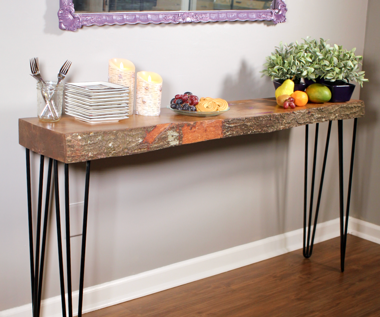 Live Edge Wood GLOW Table : 9 Steps (with Pictures) - Instructables