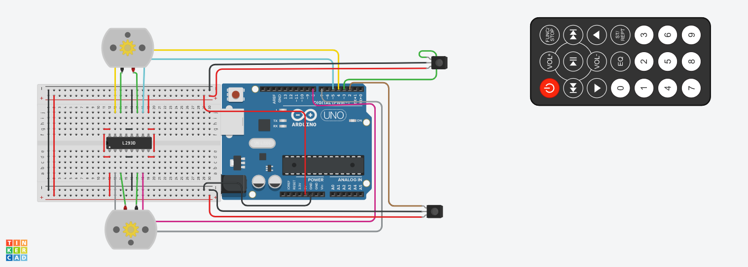 Line Follower on Tinkercad : 3 Steps - Instructables