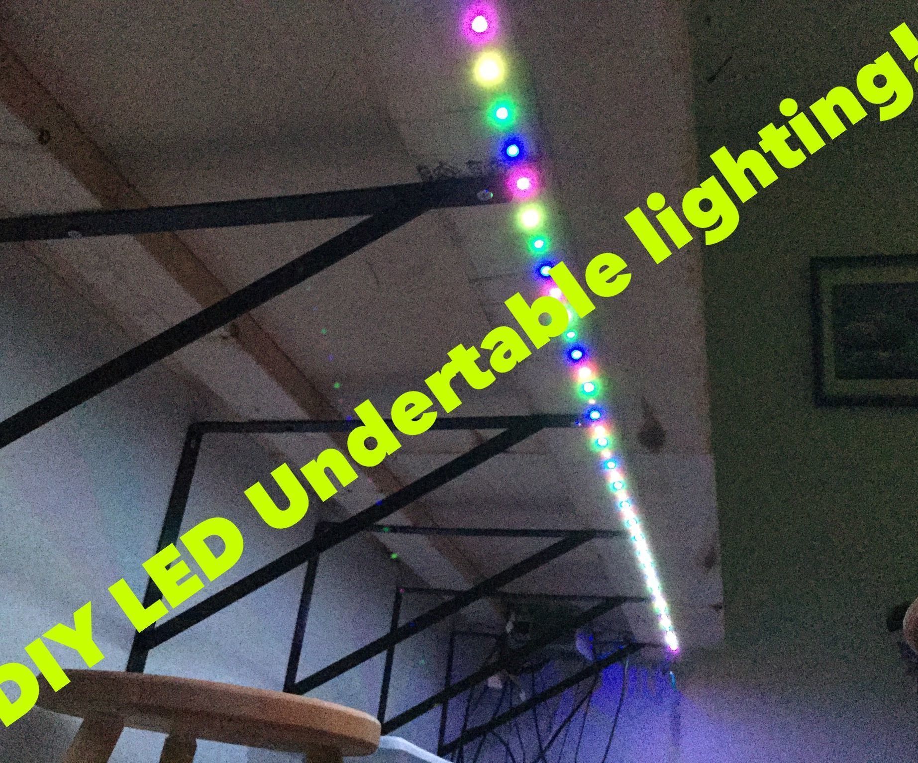 Under Table LED Lighting (with WS2821b LEDs) : 6 Steps - Instructables