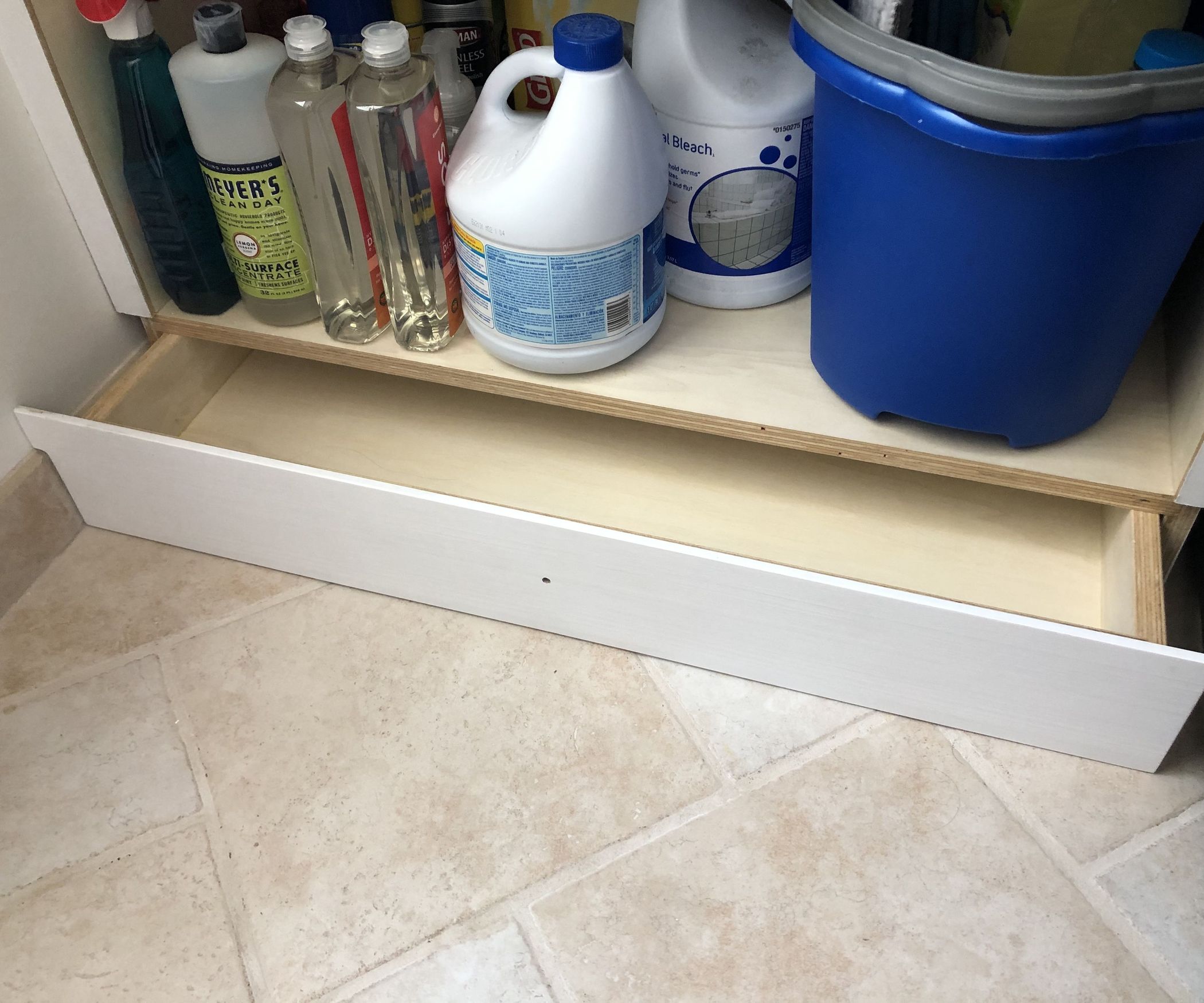 Shelving With Concealed Toe-Kick Compartment : 12 Steps (with Pictures ...