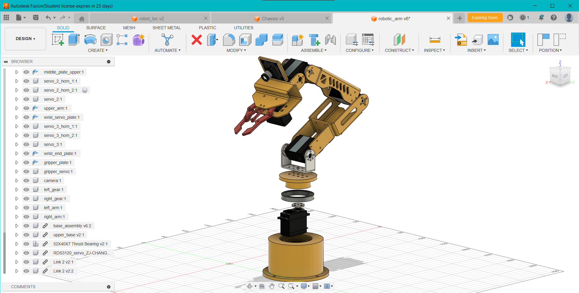 Mecanum Drive Robotic Arm Manipulator : 53 Steps (with Pictures ...