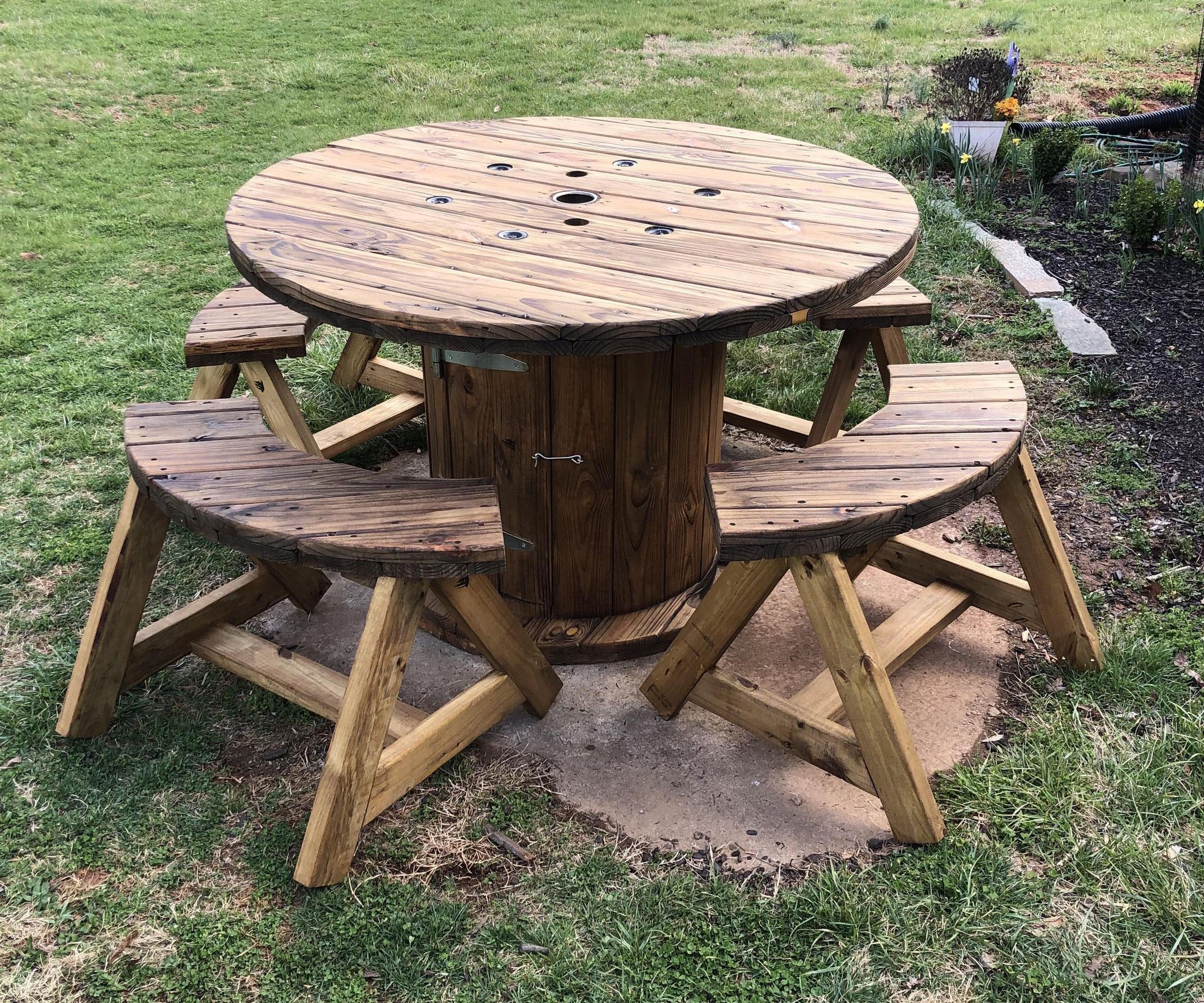 Wooden Spool Patio Table : 9 Steps (with Pictures) - Instructables