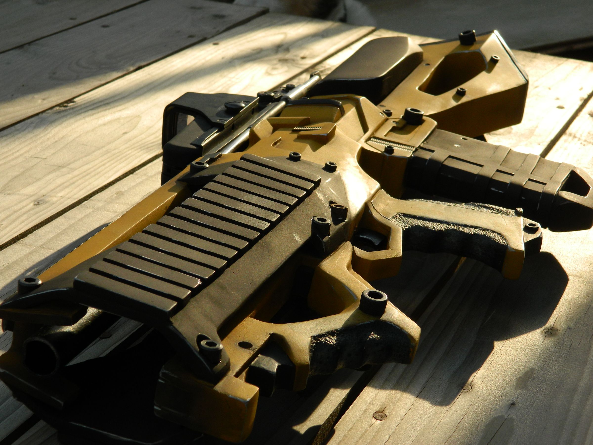 Borderlands Concept Assault Rifle Prop Replica : 14 Steps (with ...
