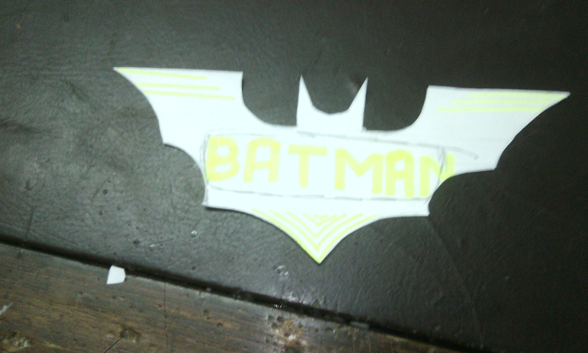 Batman Logo- Light Covering : 4 Steps - Instructables